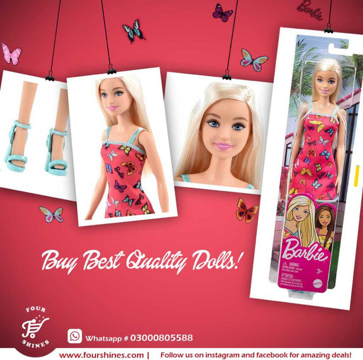 Barbie Doll T7439 With Beautiful Blonde Hair – Four Shines